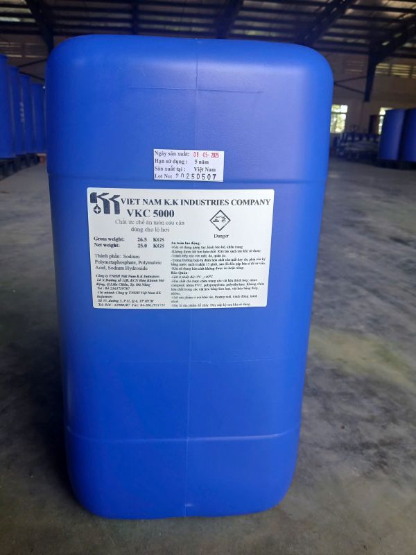 CHẤT ỨC CHẾ ĂN MÒN CÁU CẶN CHO LÒ HƠI- VKC-5000