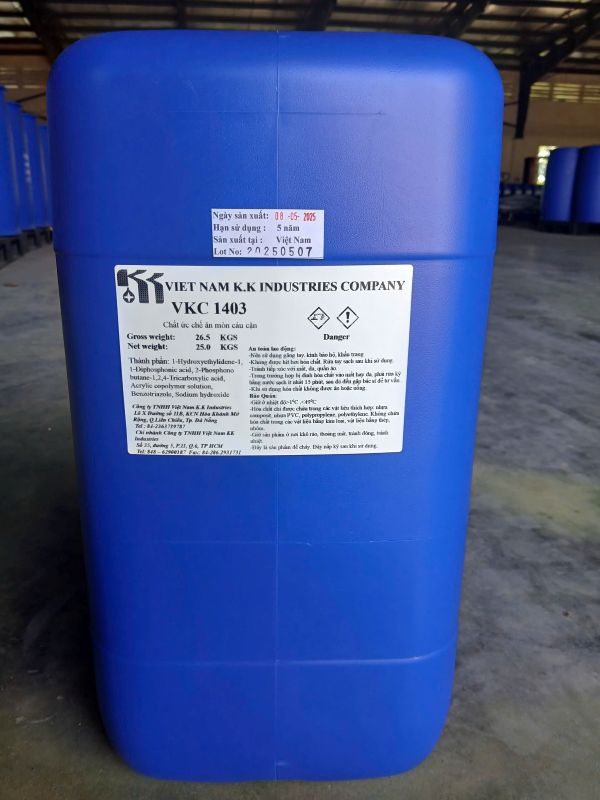 CHẤT ỨC CHẾ ĂN MÒN, CÁU CẶN CHO THÁP GIẢI NHIỆT CÓ ĐỘ CỨNG CAO -VKC-1403